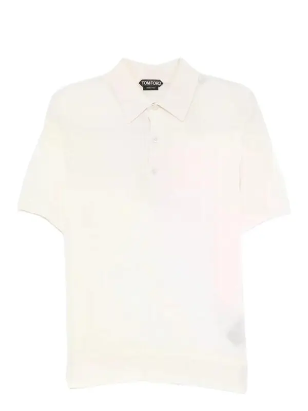TOM FORD Fine Gauge Polo Shirt - Neutrals