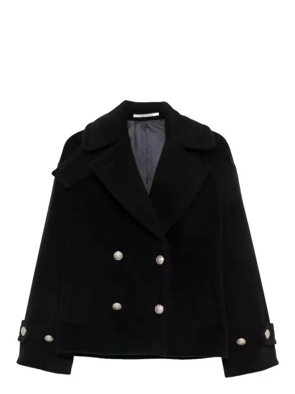 Tagliatore Double-breasted Peacoat - Blue