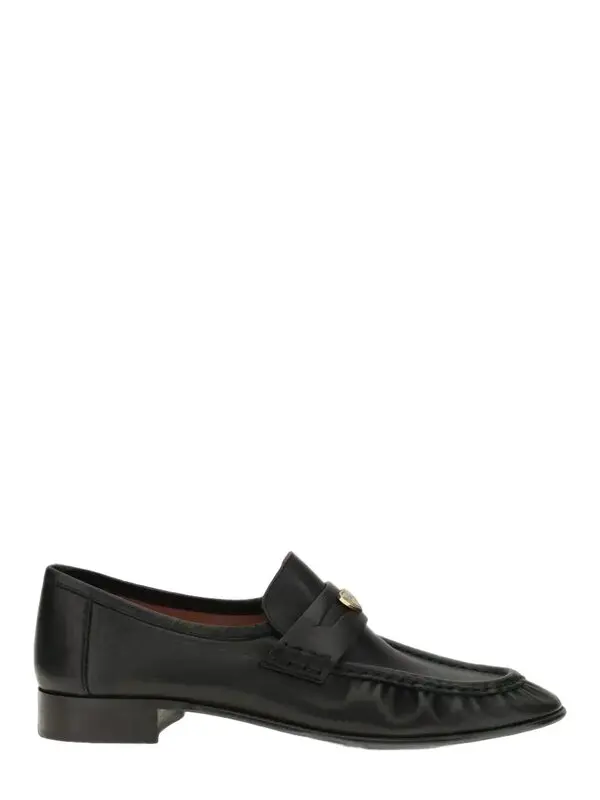 Chloé Letti Heart-motif Loafers - Black