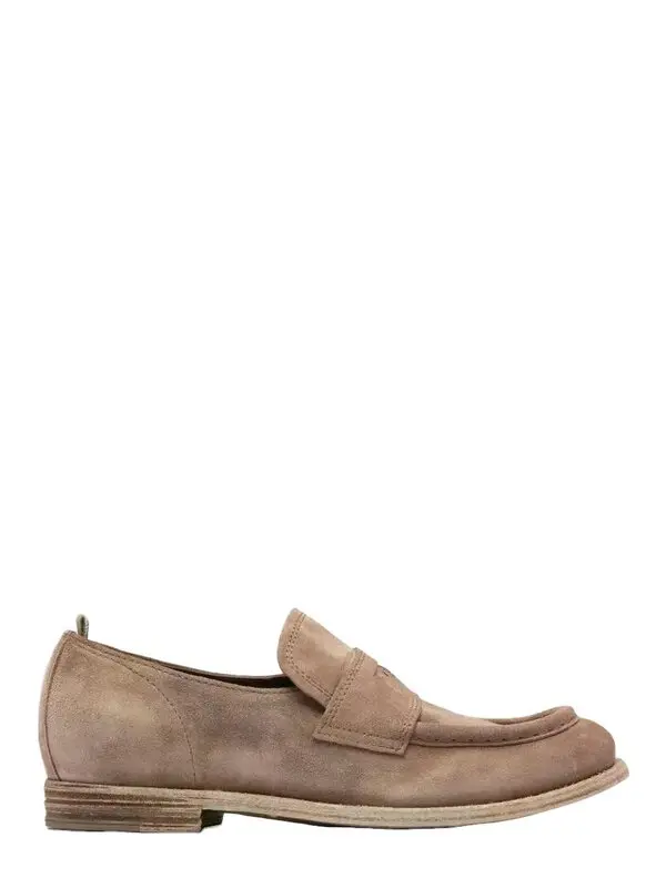 Officine Creative Kalliopi 002 Suede Loafers - Neutrals