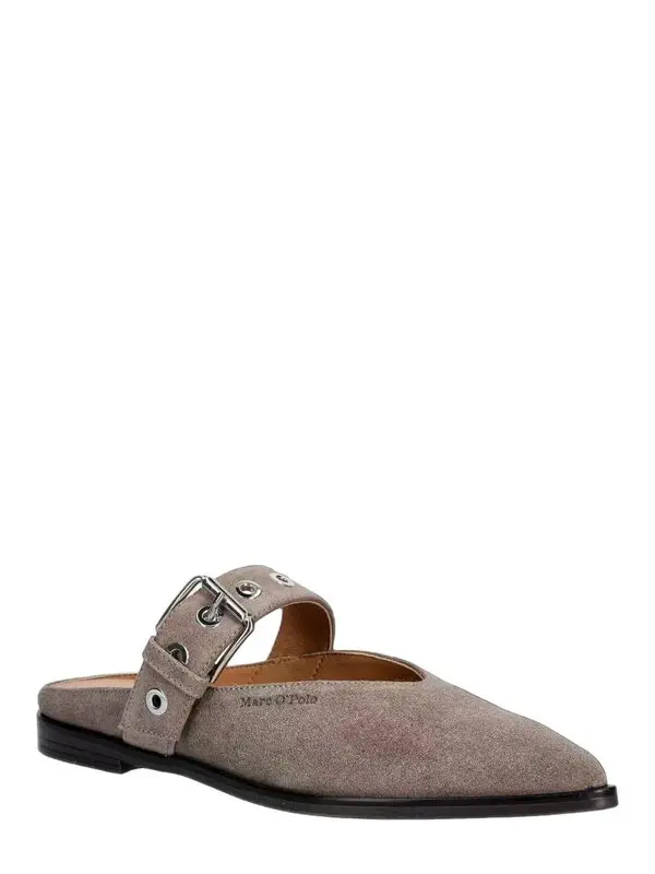 Marc O'polo Buckle-fastening Pointed-toe Mules - Neutrals