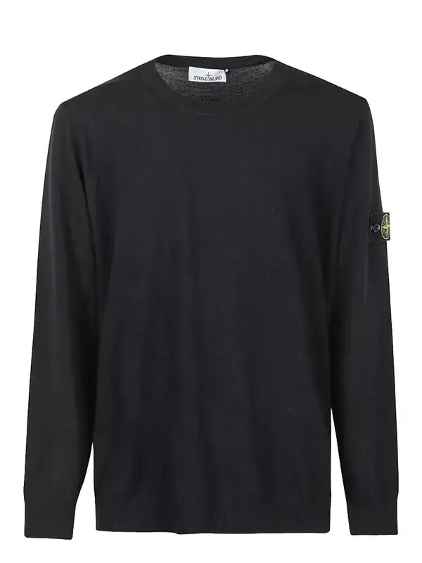 Stone Island 5100071 Light Pure Rws Wool - Black