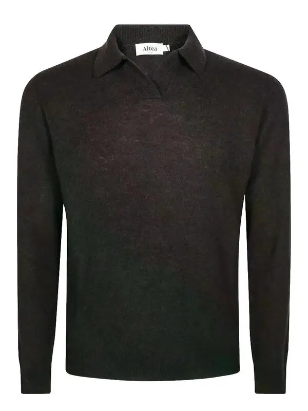 Altea Open-collar Sweater - Brown