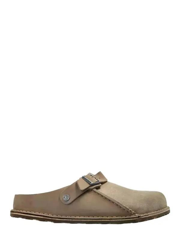 BIRKENSTOCK Lutry Premium Split Mules - Neutrals