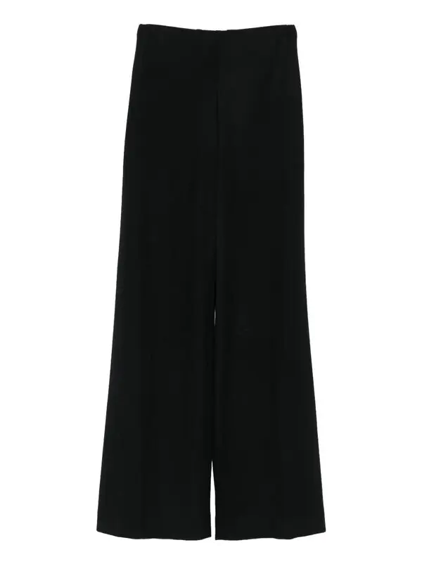 Harris Wharf London Wide Leg Trousers - Black