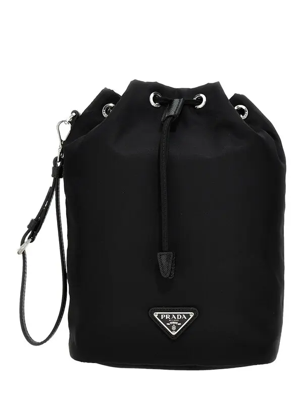 Prada Re-nylon Bucket Bag - Black