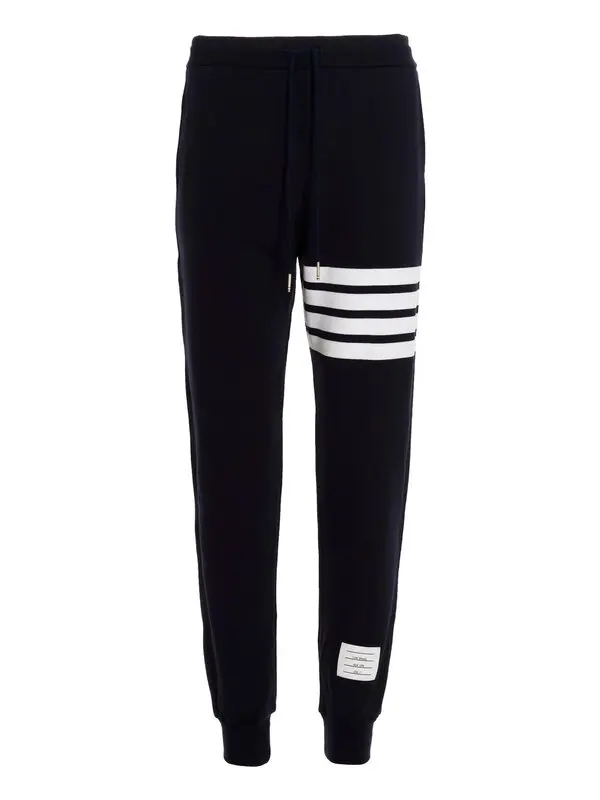 Thom Browne 4 Bar' Joggers - Blue