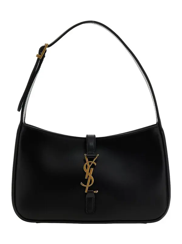 Saint Laurent Hobo Le 5 À 7' Shoulder Bag - Black