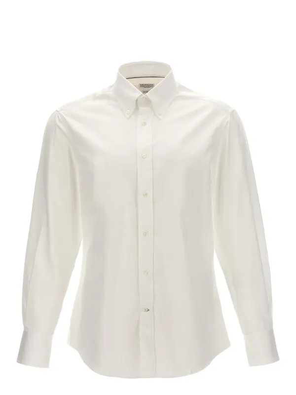 Brunello Cucinelli Cotton Shirt - White
