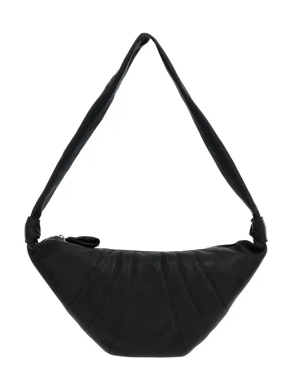 LEMAIRE Medium Croissant' Shoulder Bag - Black