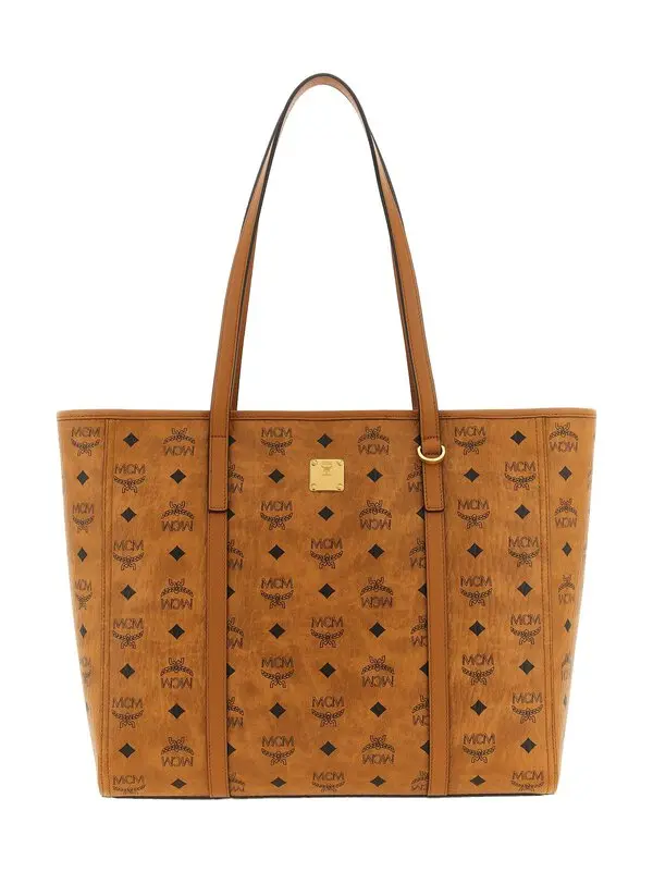 Mcm Medium 'toni' Shopping Bag - Brown
