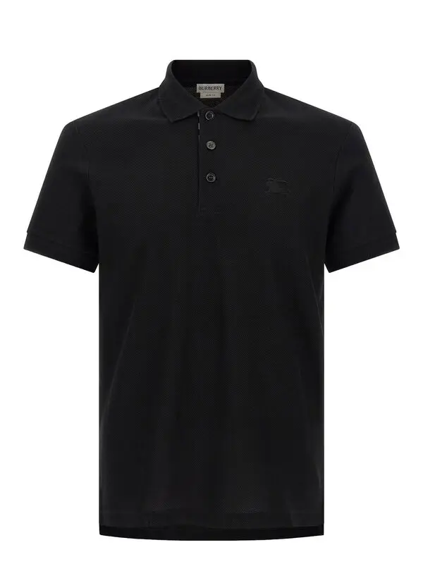 Burberry Eddie' Polo Shirt - Black