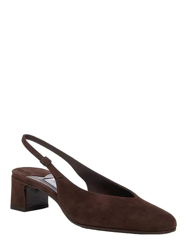 JIMMY CHOO Eyla Slingback Pumps - Chocolate