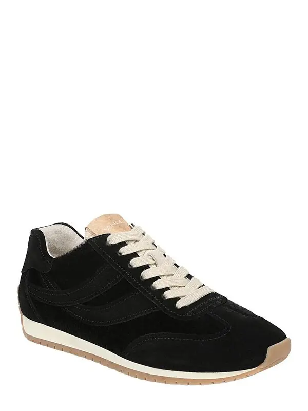 Vince Oasis Suede Sneakers - Black