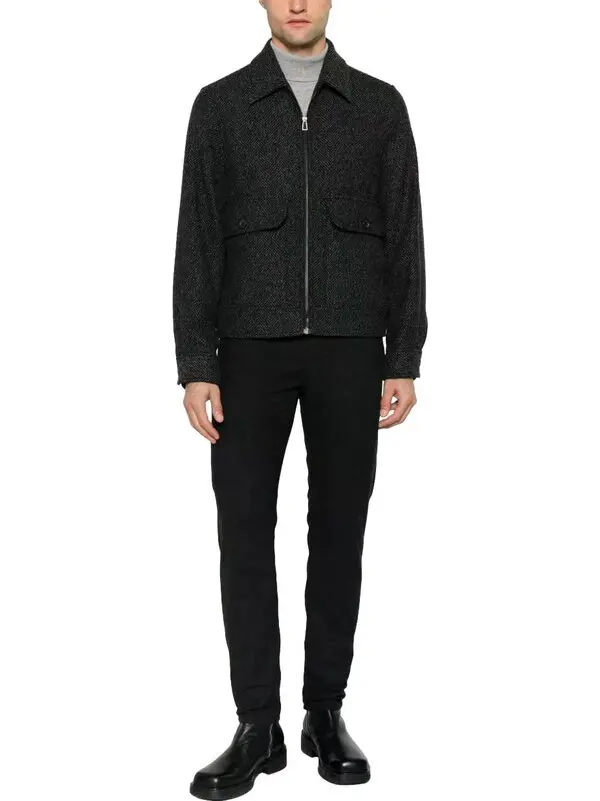 Karl Lagerfeld Kl-jim Five-pocket Trousers - Black