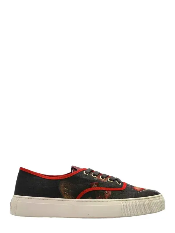 VIVIENNE WESTWOOD Trucker Graphic-print Sneakers - Black