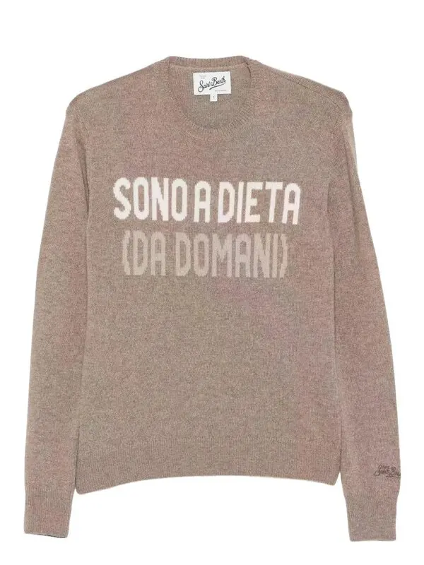 MC2 SAINT BARTH Intarsia-knit Sweater - Neutrals