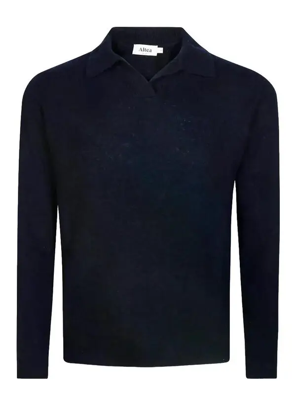 Altea Open-collar Sweater - Blue