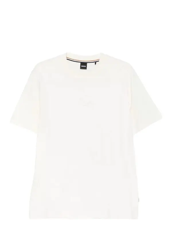 BOSS Embroidered-logo T-shirt - White
