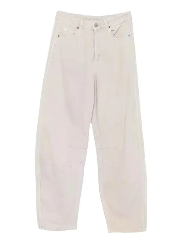Adidas 3-stripe Panelled Trousers - Neutrals