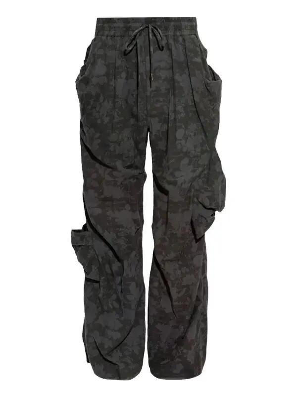 VIVIENNE WESTWOOD Builder Floral-print Trousers - Grey