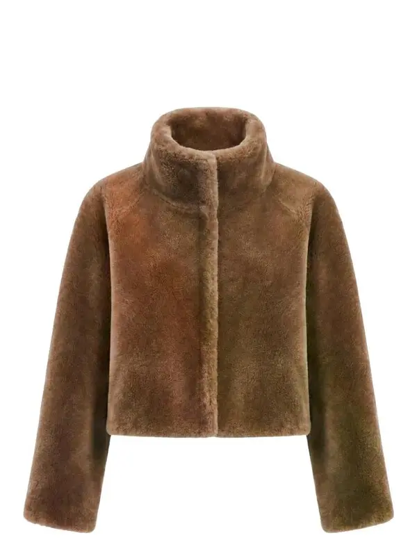OW Tuva Shearling Jacket - Brown