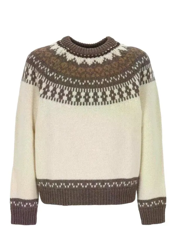 Altea Fair Isle-knit Sweater - Neutrals