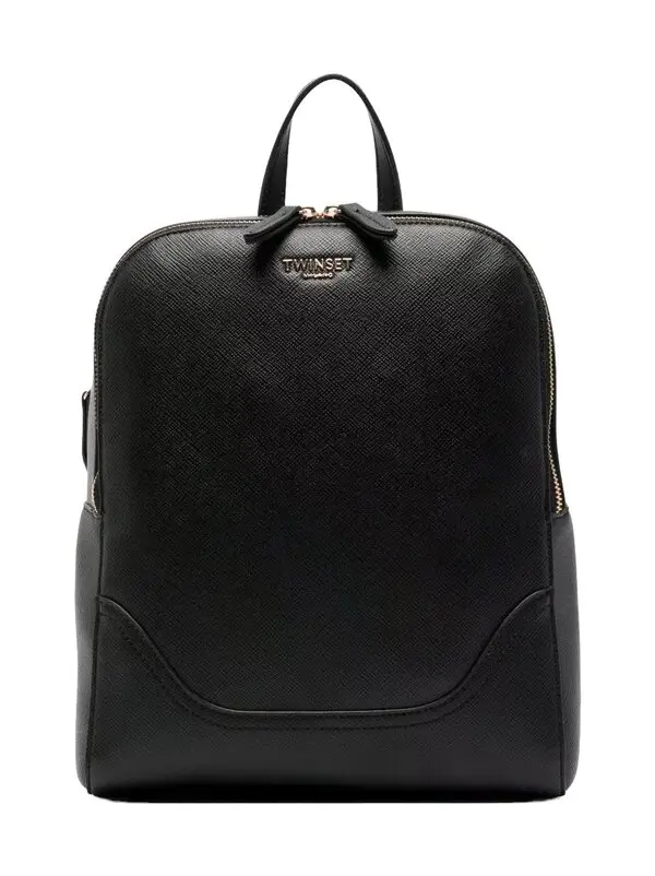 TWINSET Logo-lettering Backpack - Black