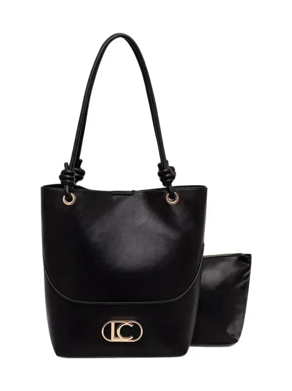 Lola Casademunt Logo-plaque Knotted Tote Bag - Black