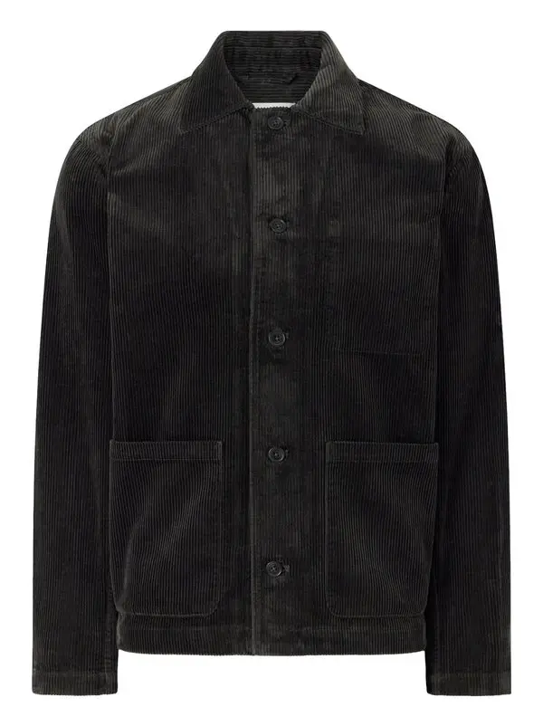 Nn07 Morgan 50004 Organic Cotton-corduroy Chore Jacket - Green