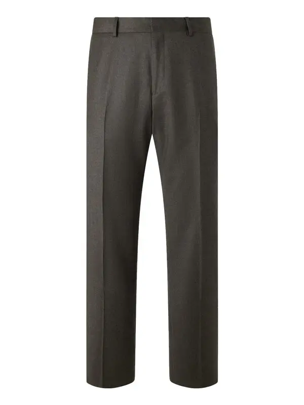 Paul Smith Straight-leg Wool And Cashmere-blend Fresco Suit Trousers - Brown