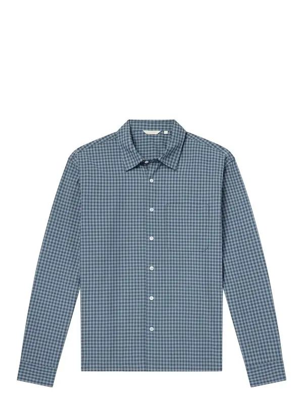 Aimé Leon Dore Checked Poplin Shirt - Blue
