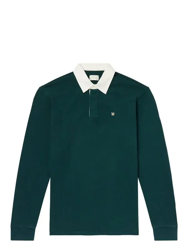 Aimé Leon Dore Cotton-jersey Polo Shirt - Green