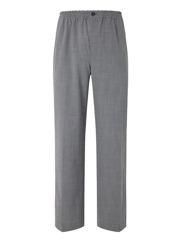 Aimé Leon Dore Straight-leg Houndstooth Trousers - Gray