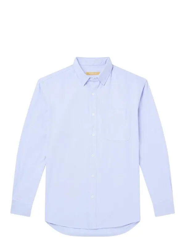 FRIZMWORKS Cotton-blend Oxford Shirt - Blue