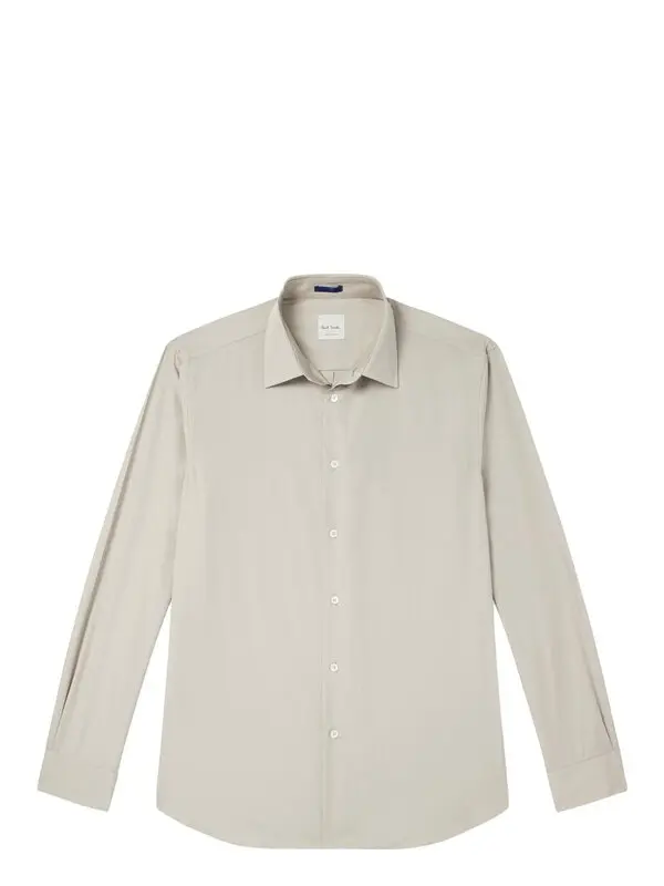 Paul Smith Cotton-poplin Shirt - Gray