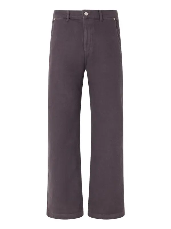 MFPEN Straight Cut Organic Straight-leg Jeans - Gray