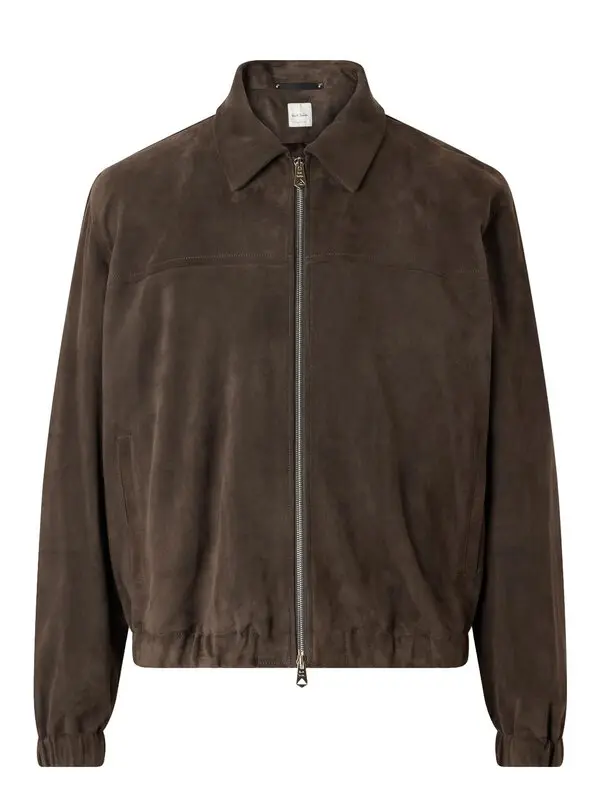 Paul Smith Suede Jacket - Brown