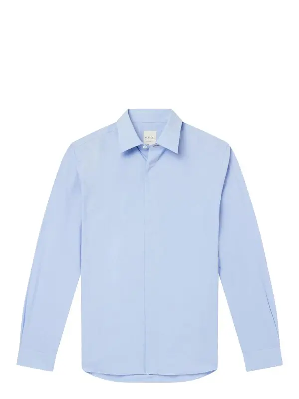 Paul Smith Cotton-poplin Shirt - Blue