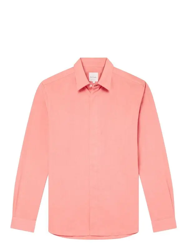 Paul Smith Cotton-poplin Shirt - Orange