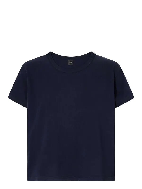 LESET The Margo Cotton-jersey T-shirt - Navy