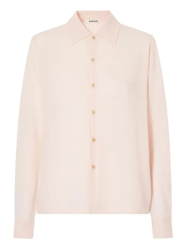 Auralee Cashmere Cardigan - Pink