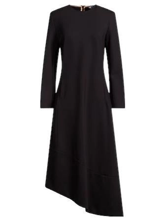 Max Mara Slim-fit Long-sleeve Dress - Black