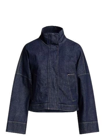 Max & Co. Minimalist Denim Jacket - Black