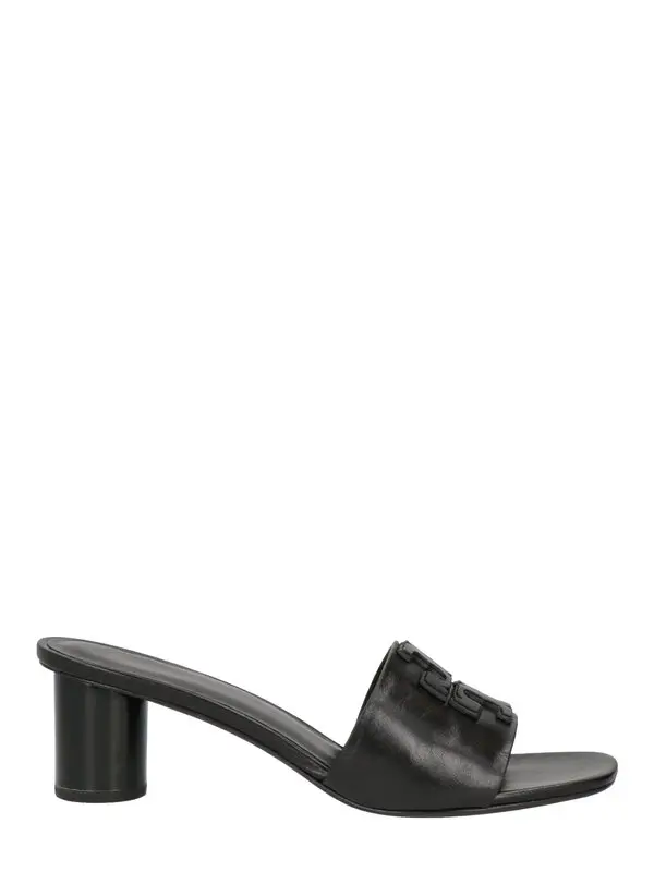 Tory Burch Minimalist High-heel Slide Sandals - Black