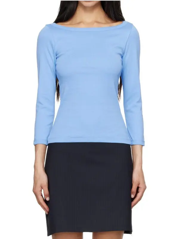 FLORE FLORE Steffi Long-sleeve T-shirt - Light Blue
