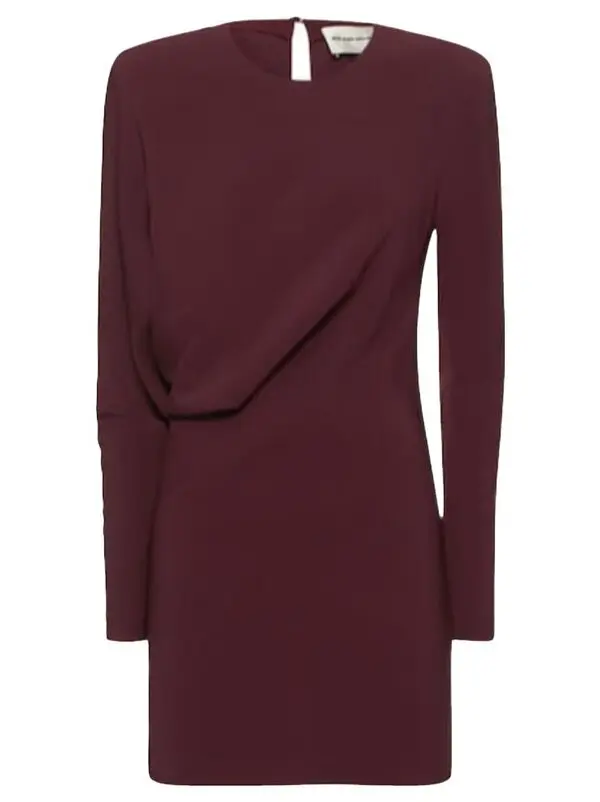 Roland Mouret Long-sleeved Mini Dress - Red