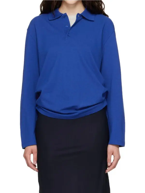 FLORE FLORE Diana Polo Shirt - Blue
