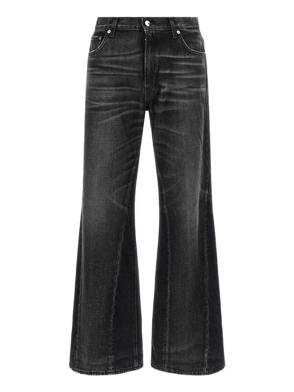 HAIKURE Logo Jeans - Dark Gray