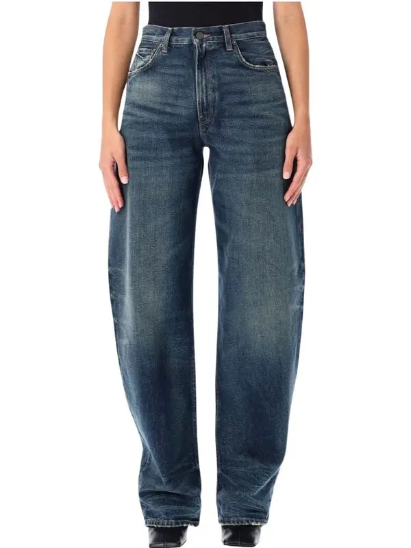 HAIKURE Bibi High-rise Wide-leg Jeans - Blue